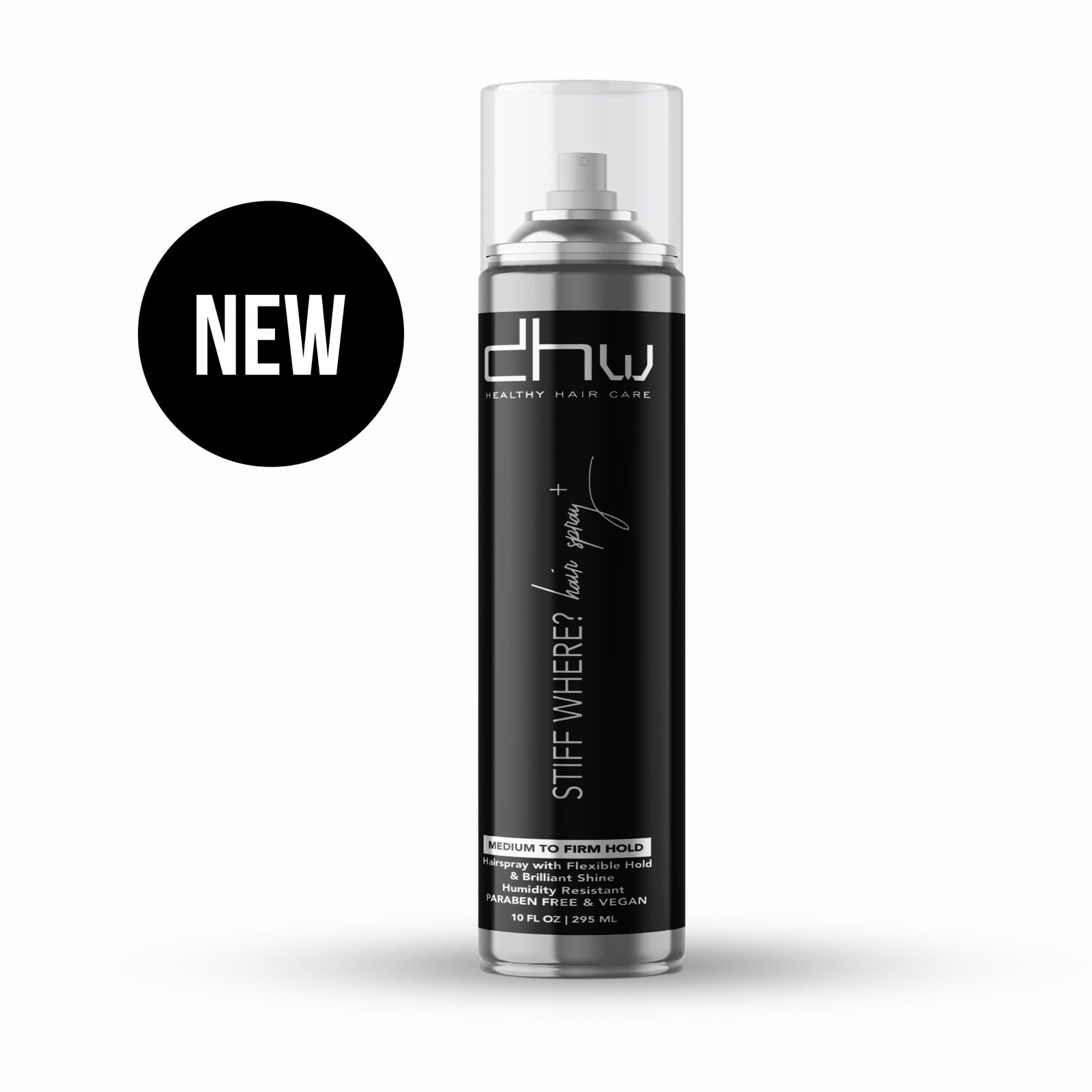 STIFF WHERE HAIR SPRAY PLUS (MEDIUM TO FIRM HOLD) – D.H.W. Healthy Hair